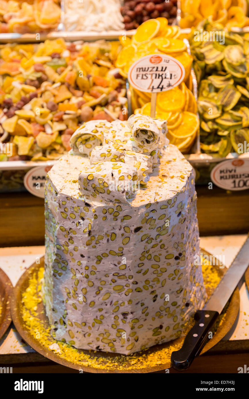 Turkish nougat hi-res stock photography and images - Alamy