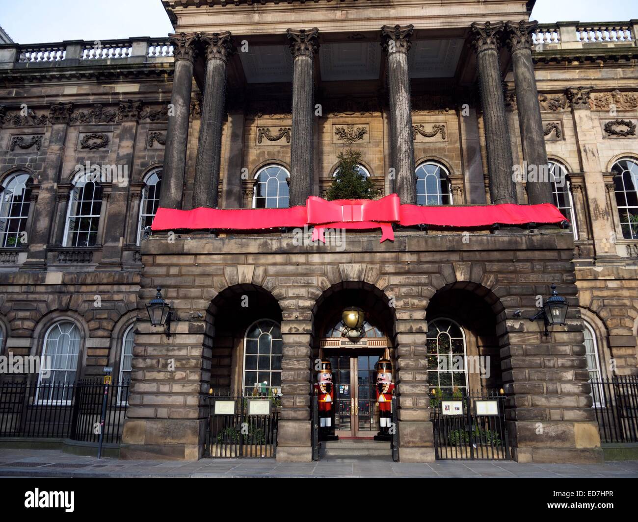 Decorated town hall christmas hi-res stock photography and images - Alamy