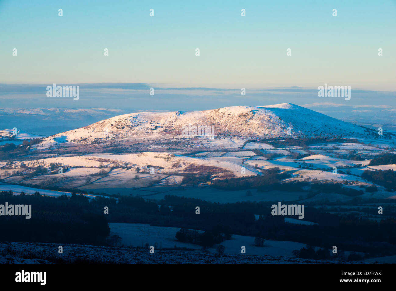 Corndon hill powys hi-res stock photography and images - Alamy