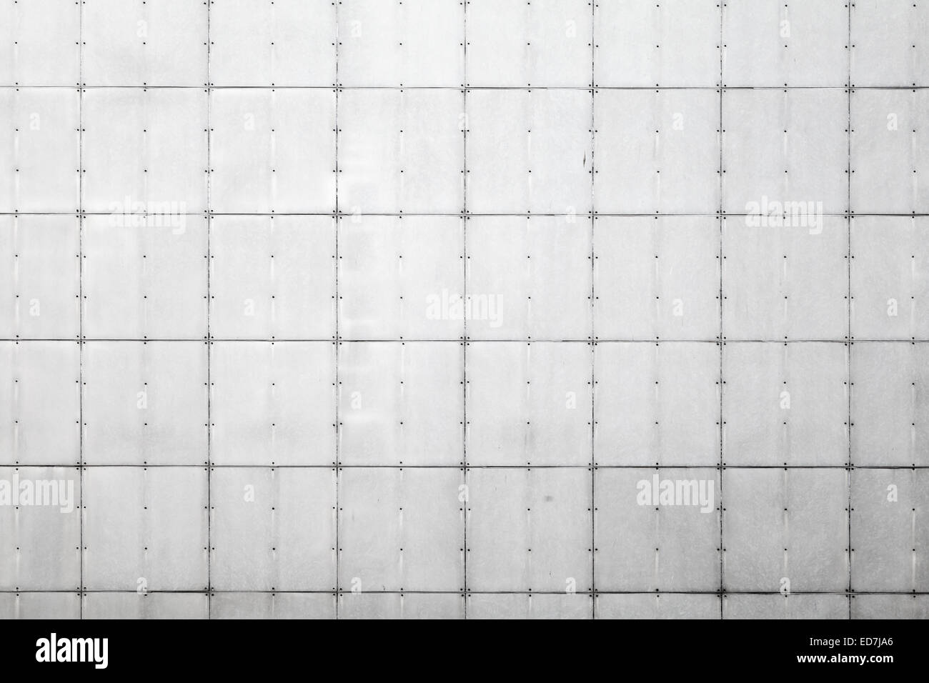 Abstract background photo texture of gray metal wall with tiles and ...