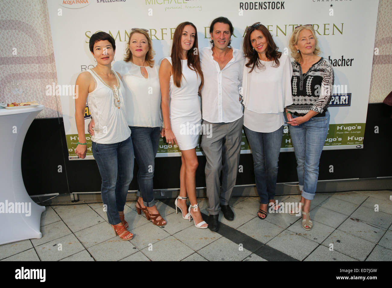 Celebrities attending the 16th annual summer party of the agencies ...
