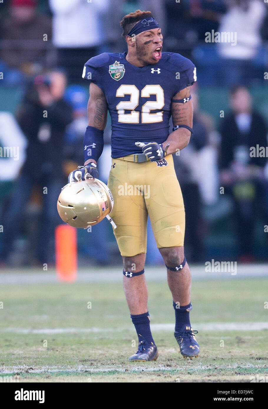Nashville, Tennessee, USA. 30th Dec, 2014. Notre Dame safety Elijah ...