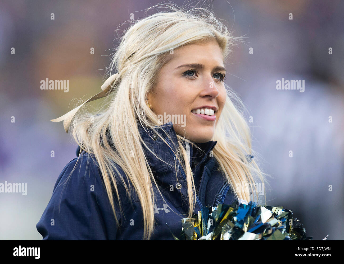 Nashville, Tennessee, USA. 30th Dec, 2014. Notre Dame cheerleader Molly ...