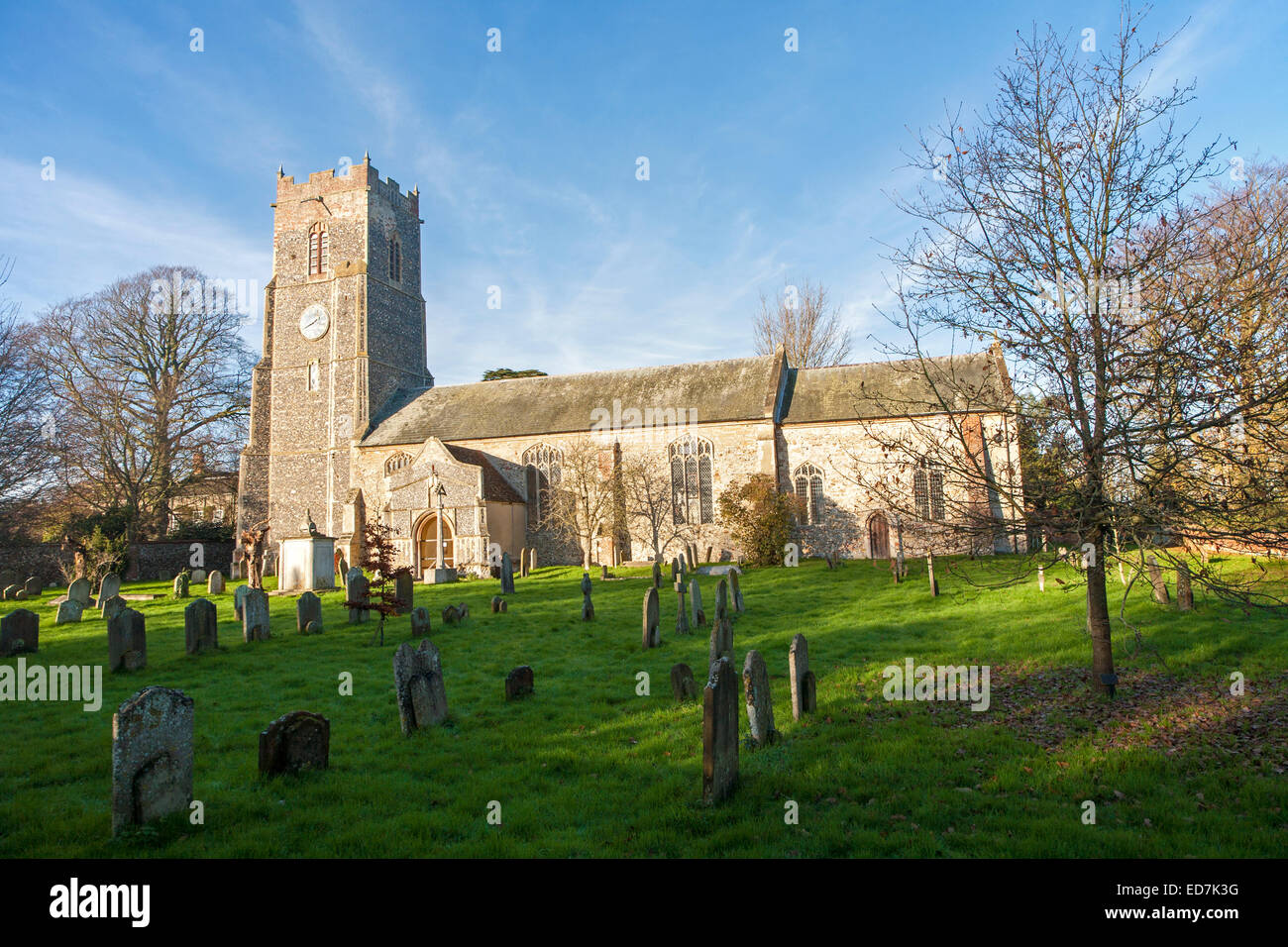 St John the Baptist Church, Tunstall, Suffolk, England, UK Stock Photo ...
