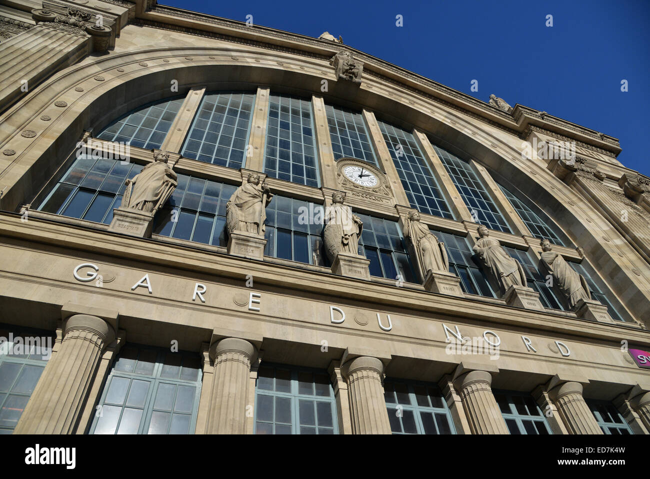 Gare du Nord railway station in Paris Stock Photo - Alamy