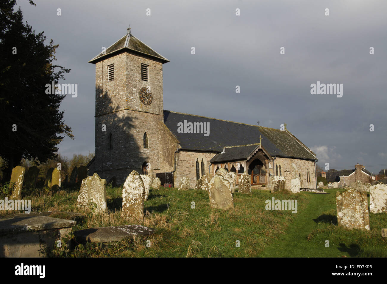 St Mary's Church, Brilley, Herefordshire Stock Photo - Alamy