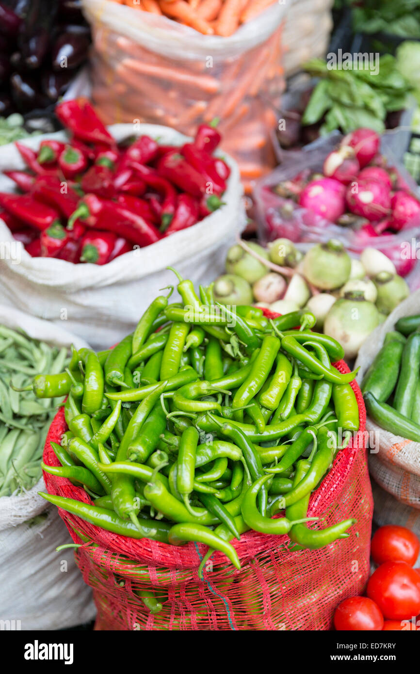 Chillies on display hi-res stock photography and images - Alamy
