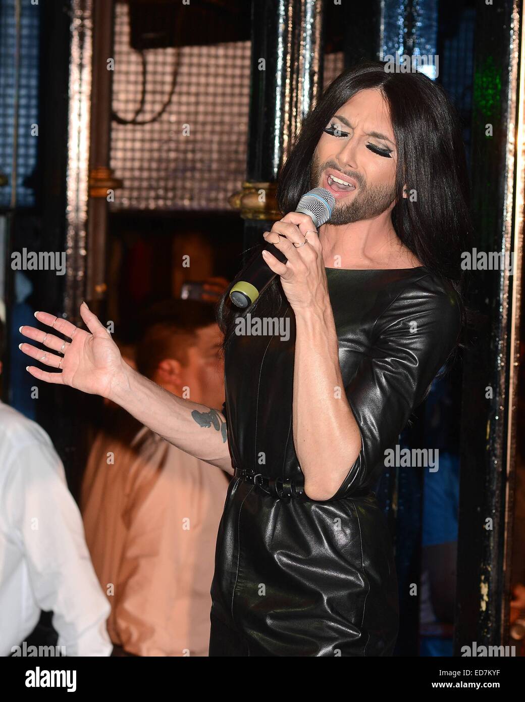 Eurovision 2014 winner Conchita Wurst performs at The George during ...