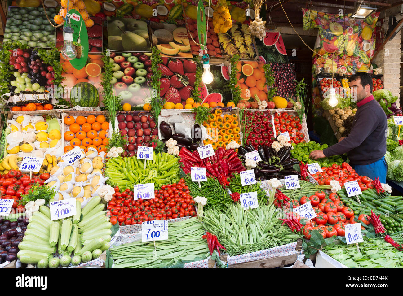 Fruit And Vegetables Prices High Resolution Stock Photography and ...