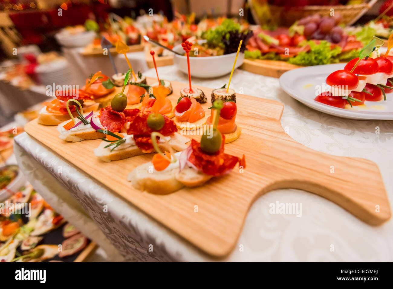Appetizer table hi-res stock photography and images - Alamy