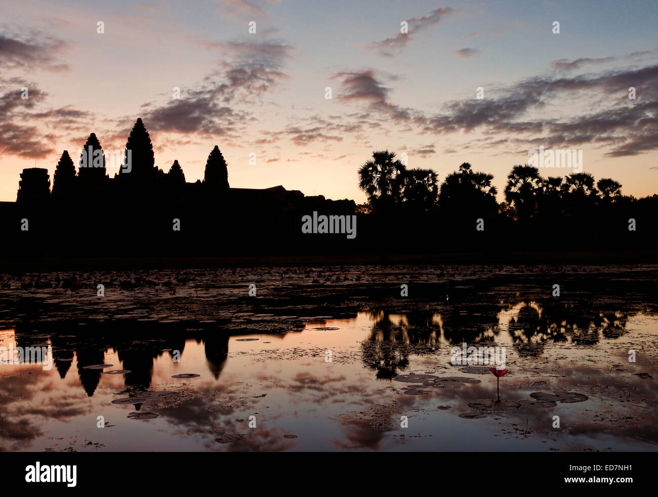 Angkor Wat temple at sunrise Stock Photo - Alamy