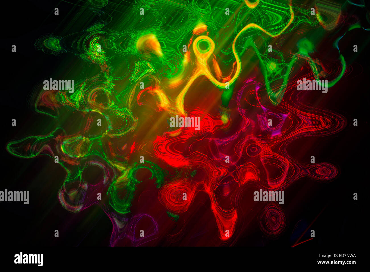 Abstract ripple effect on black background Stock Photo - Alamy