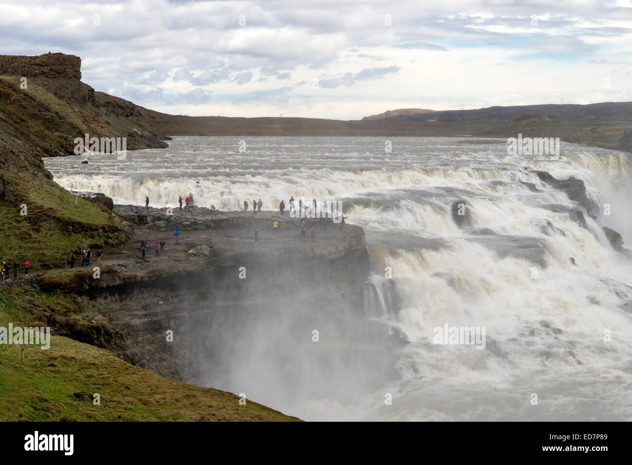 One of the main waterfalls of Iceland Stock Photo - Alamy