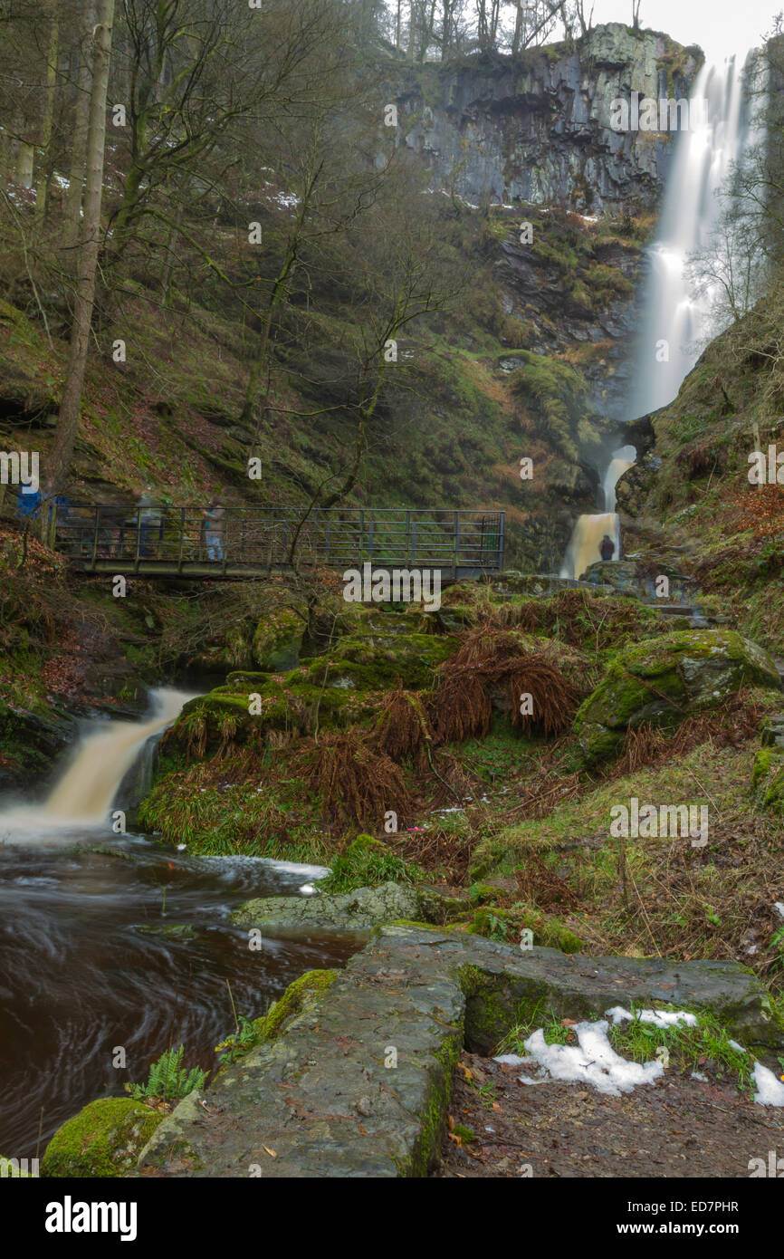 Pistyll Rhaeadr Waterfalls, Wales Stock Photo - Alamy