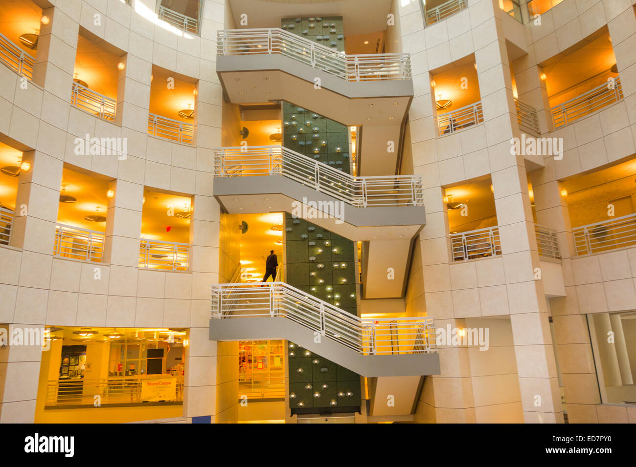 interior of San Francisco public library Stock Photo - Alamy