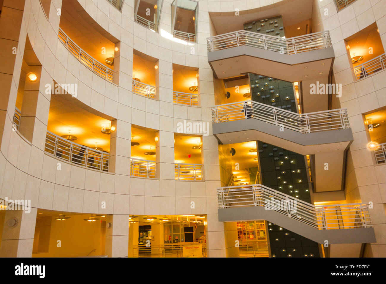 interior of San Francisco public library Stock Photo - Alamy