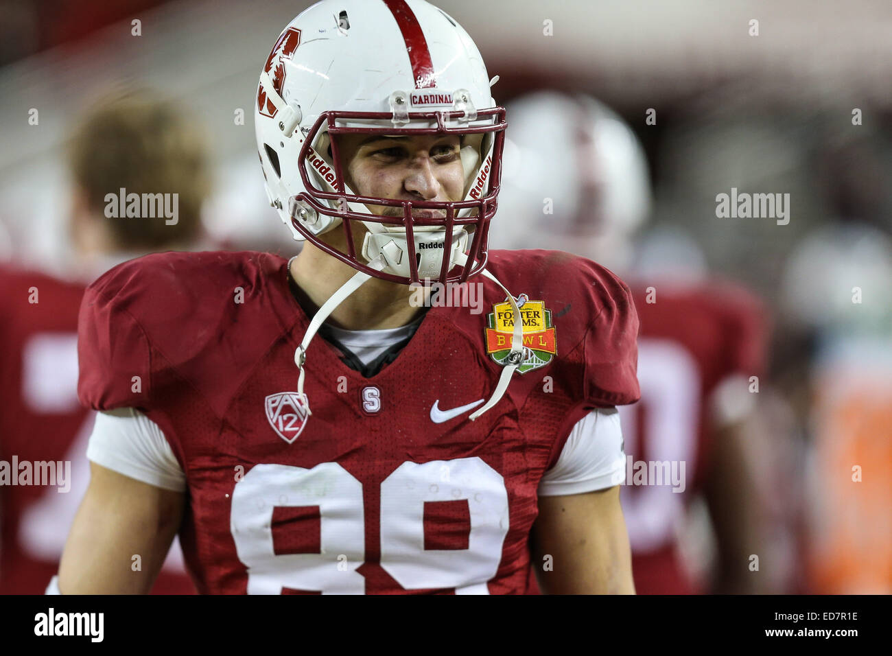 December 30, 2014: Stanford Cardinal wide receiver Devon Cajuste (89 ...