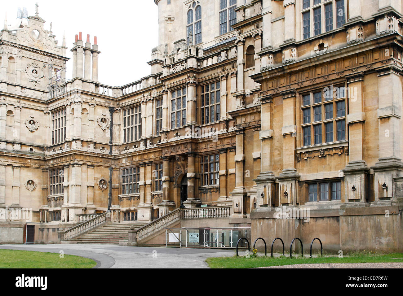 Wollaton Hall is a country house standing on a small but prominent hill ...