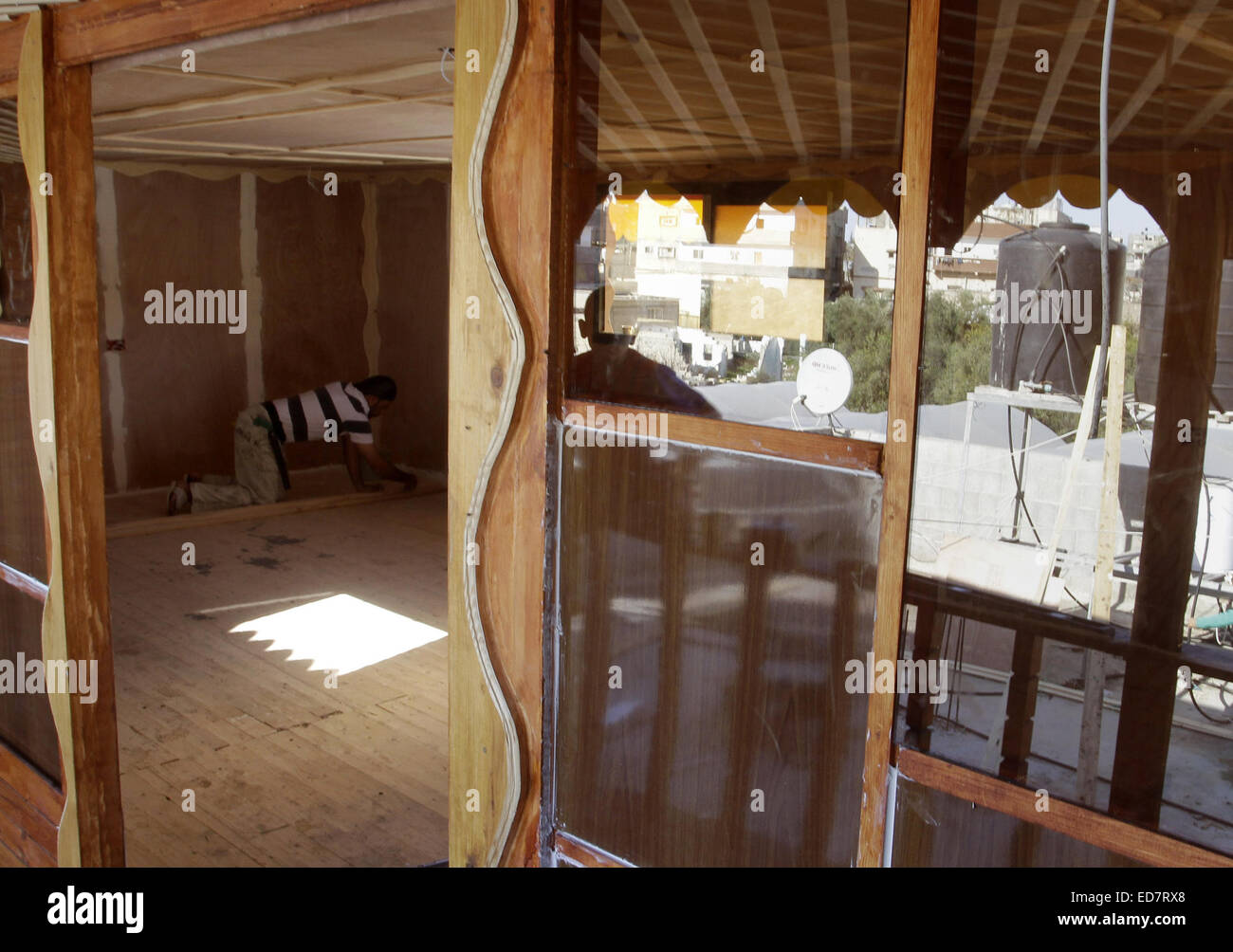 Rafah, Gaza Strip, Palestinian Territory. 31st Dec, 2014. Palestinian ...