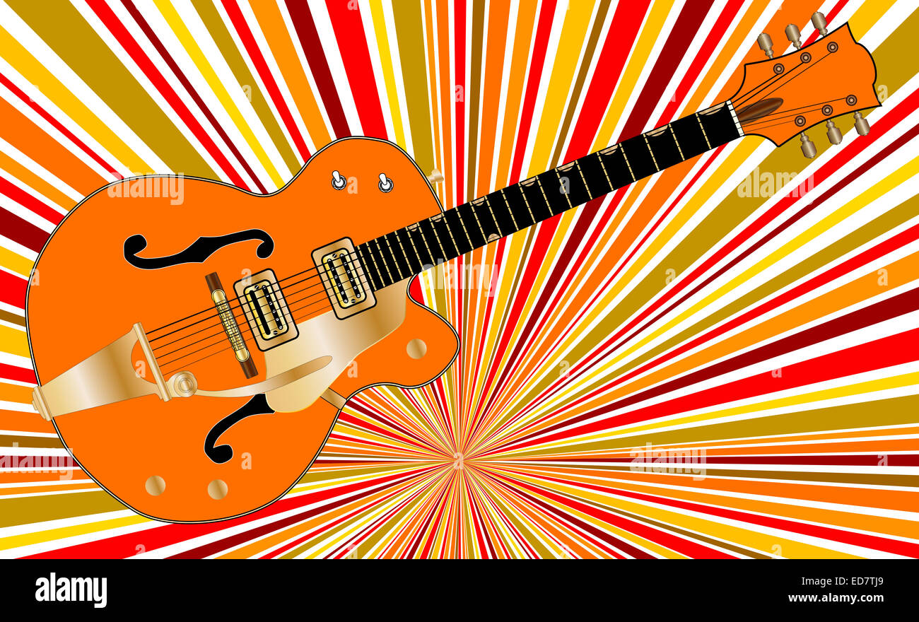 Country Guitar Background