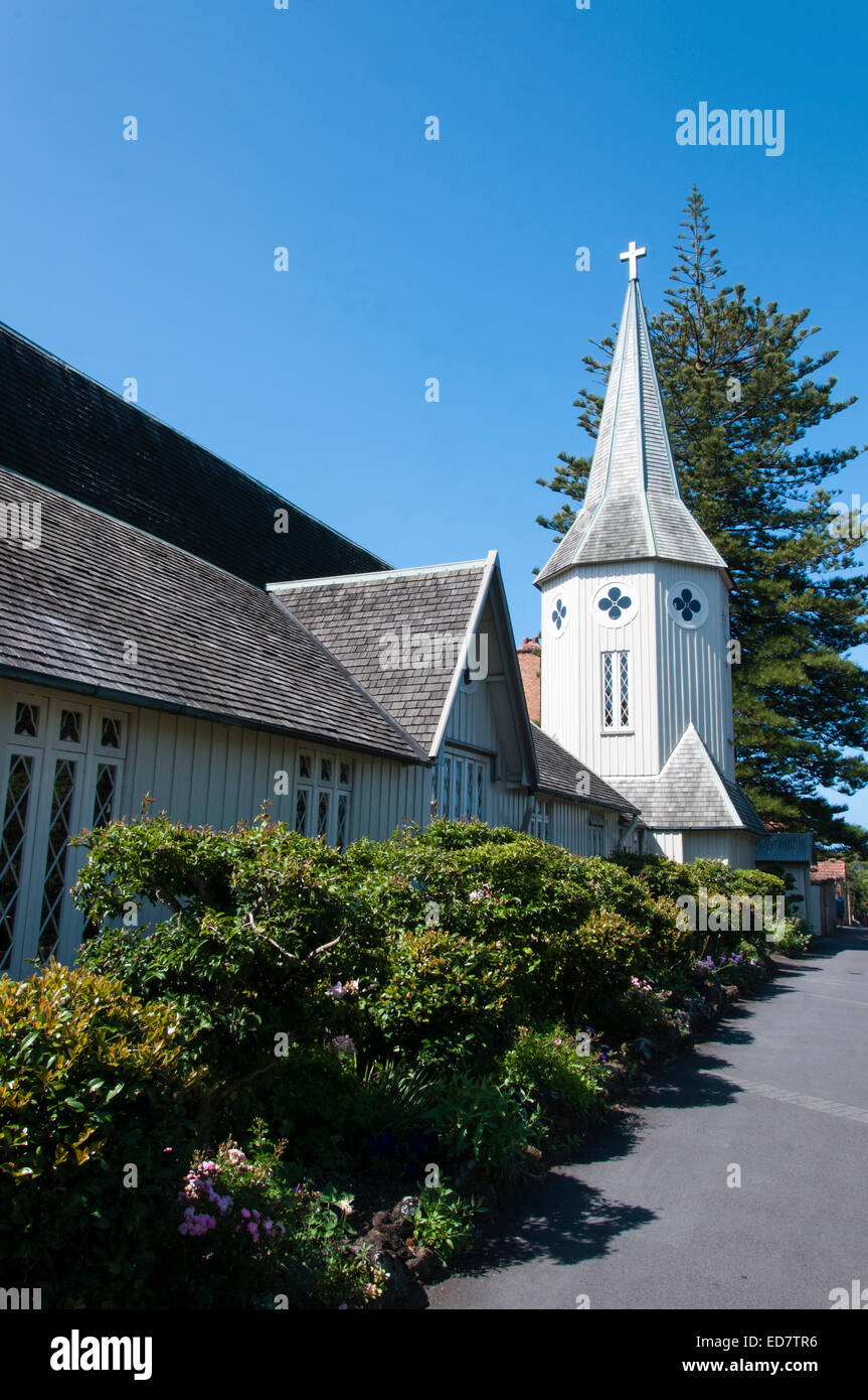 Library and Bell Tower fronting St Stephens Avenue, Parnell, Auckland ...