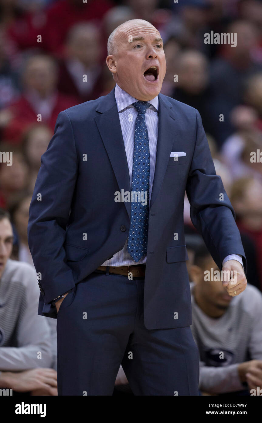 December 31, 2014: Penn State coach Patrick Chambers reacts to a call ...