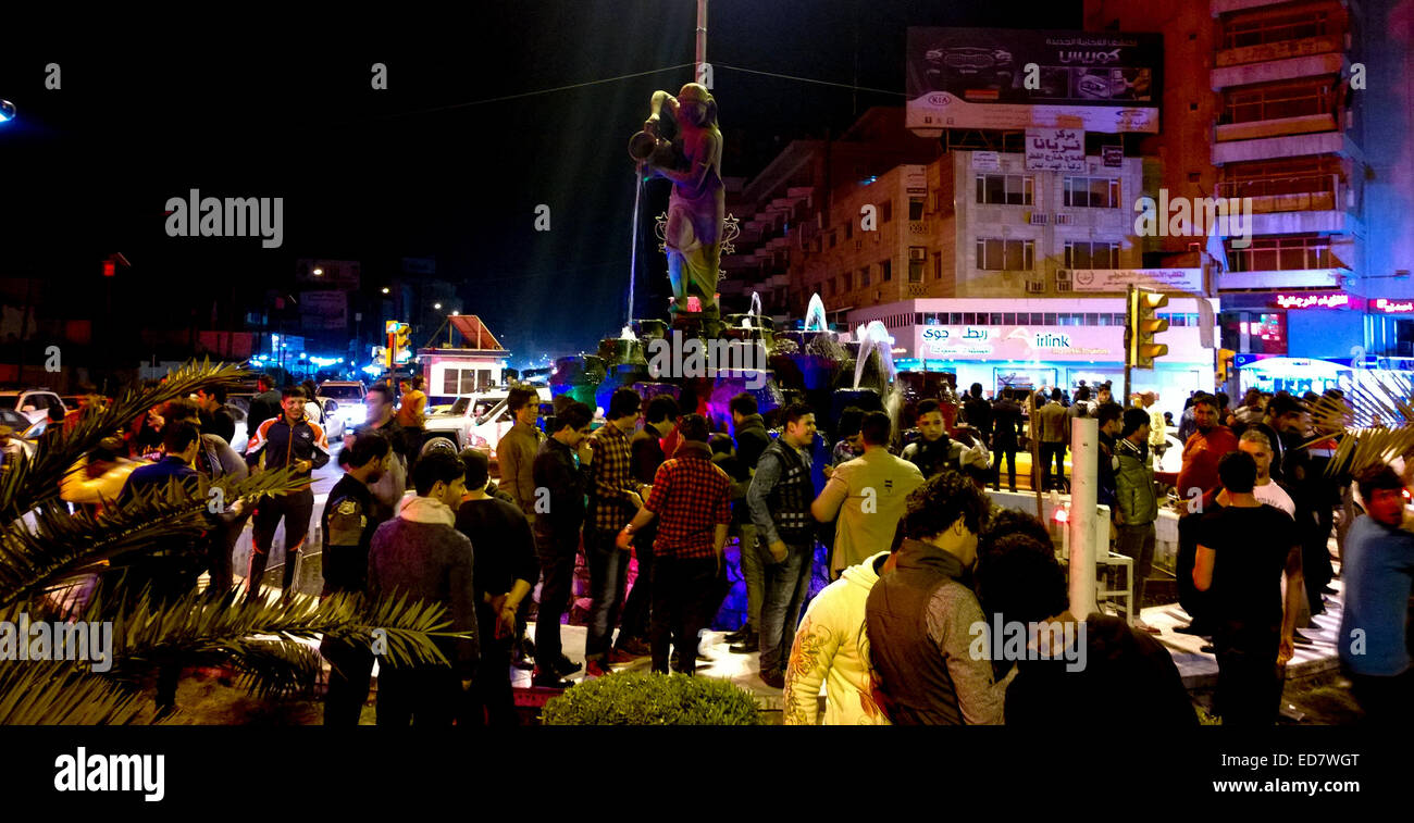 Iraqis celebrations the Christmas Stock Photo - Alamy
