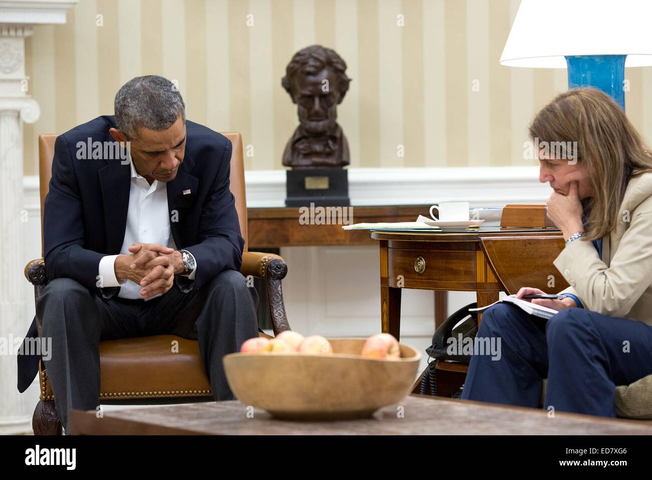 US President Barack Obama and Health and Human Services Secretary ...