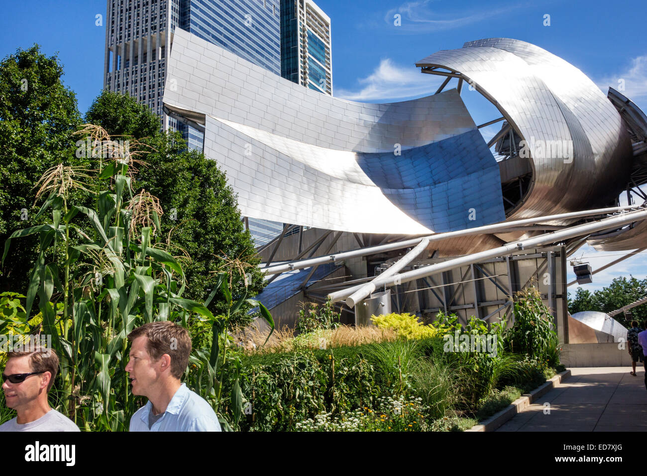 Chicago Illinois,Loop,Millennium Park,Jay Pritzker Music Pavilion ...