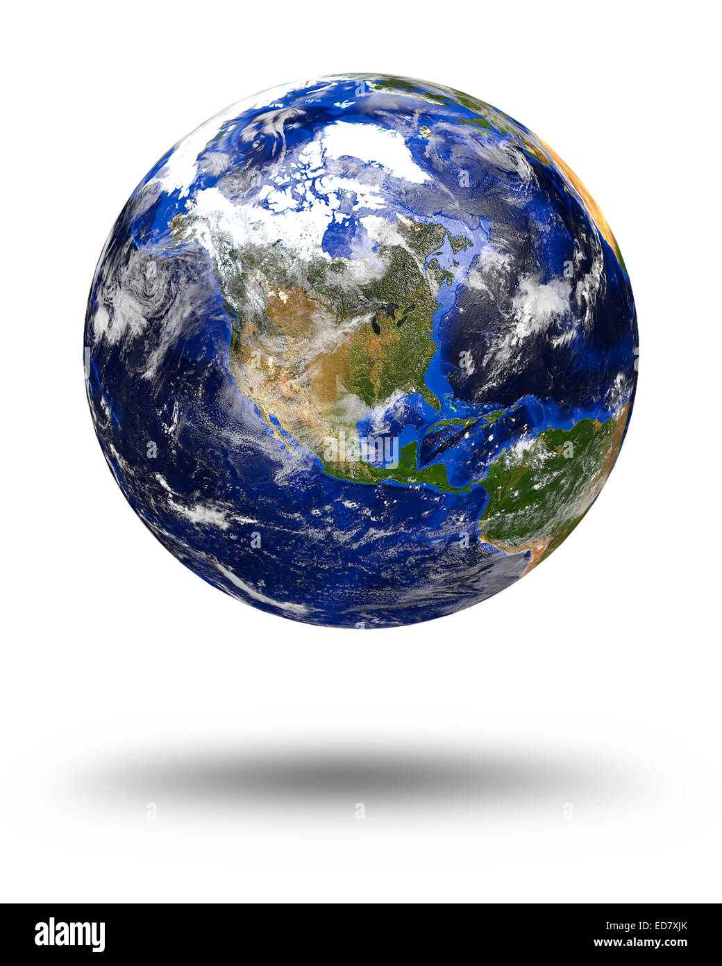 Blue marble map Cut Out Stock Images & Pictures - Alamy