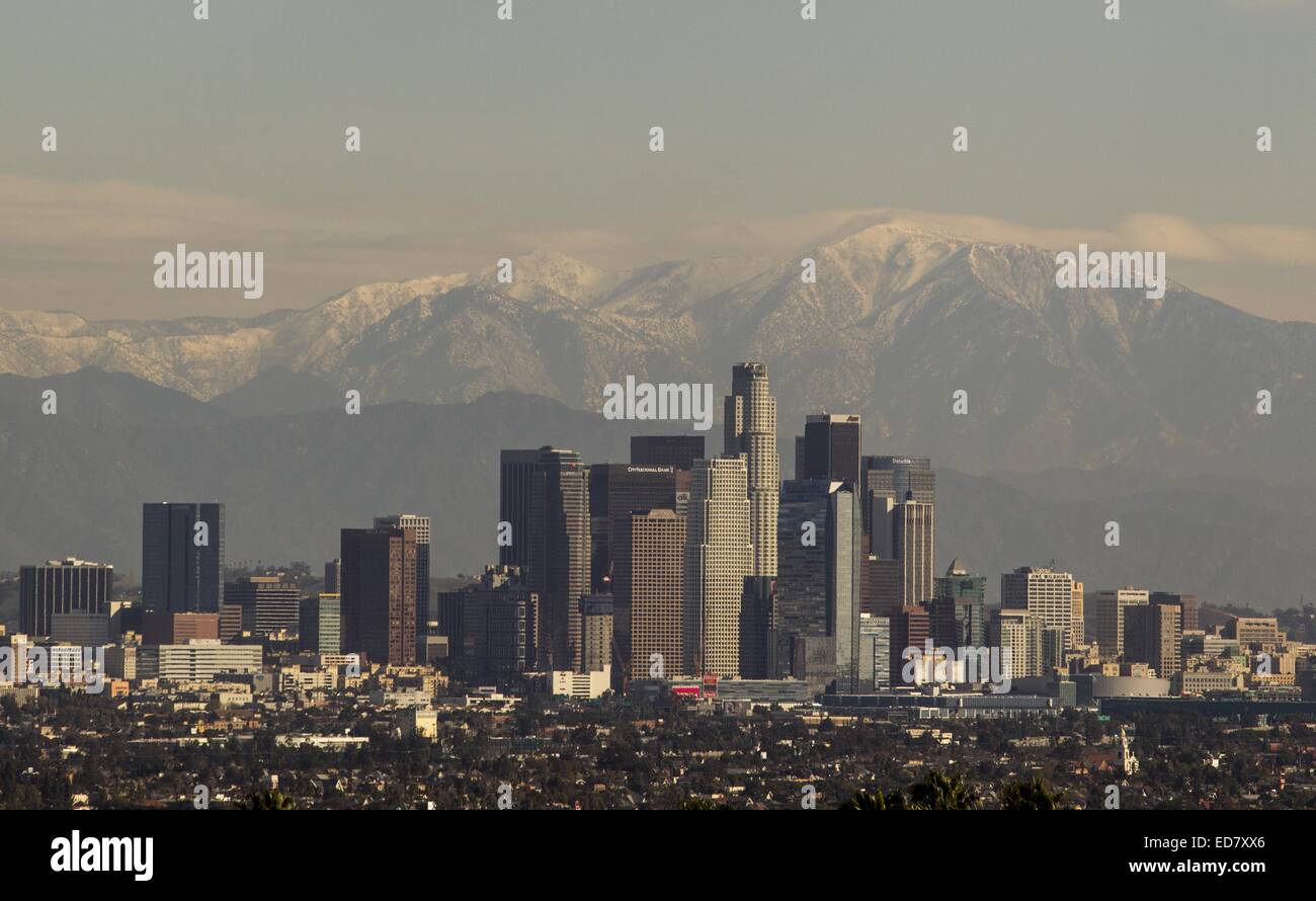 Los Angeles, California, USA. 31st Dec, 2014. Snow covered the ...