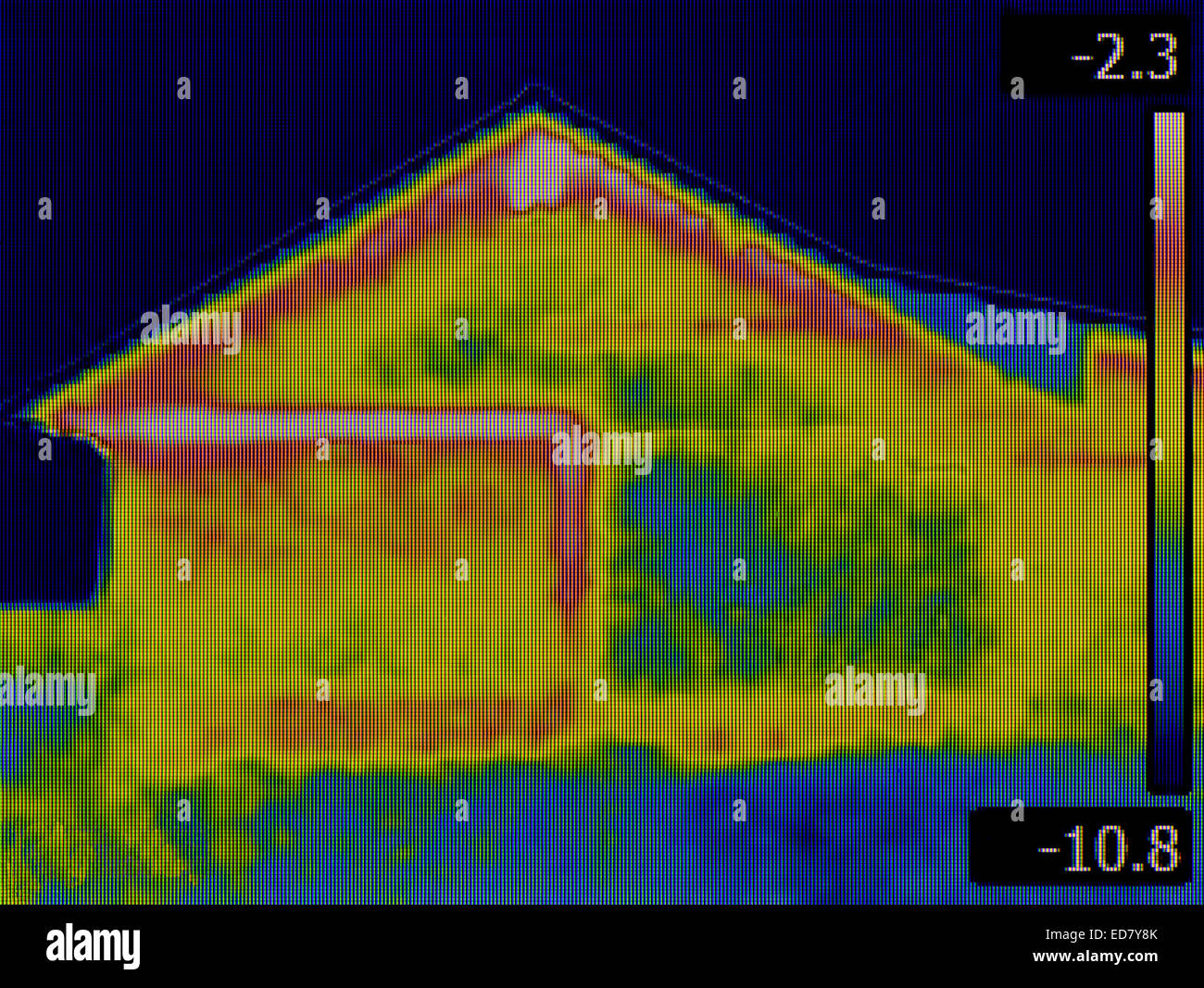 Thermogram house hi-res stock photography and images - Alamy