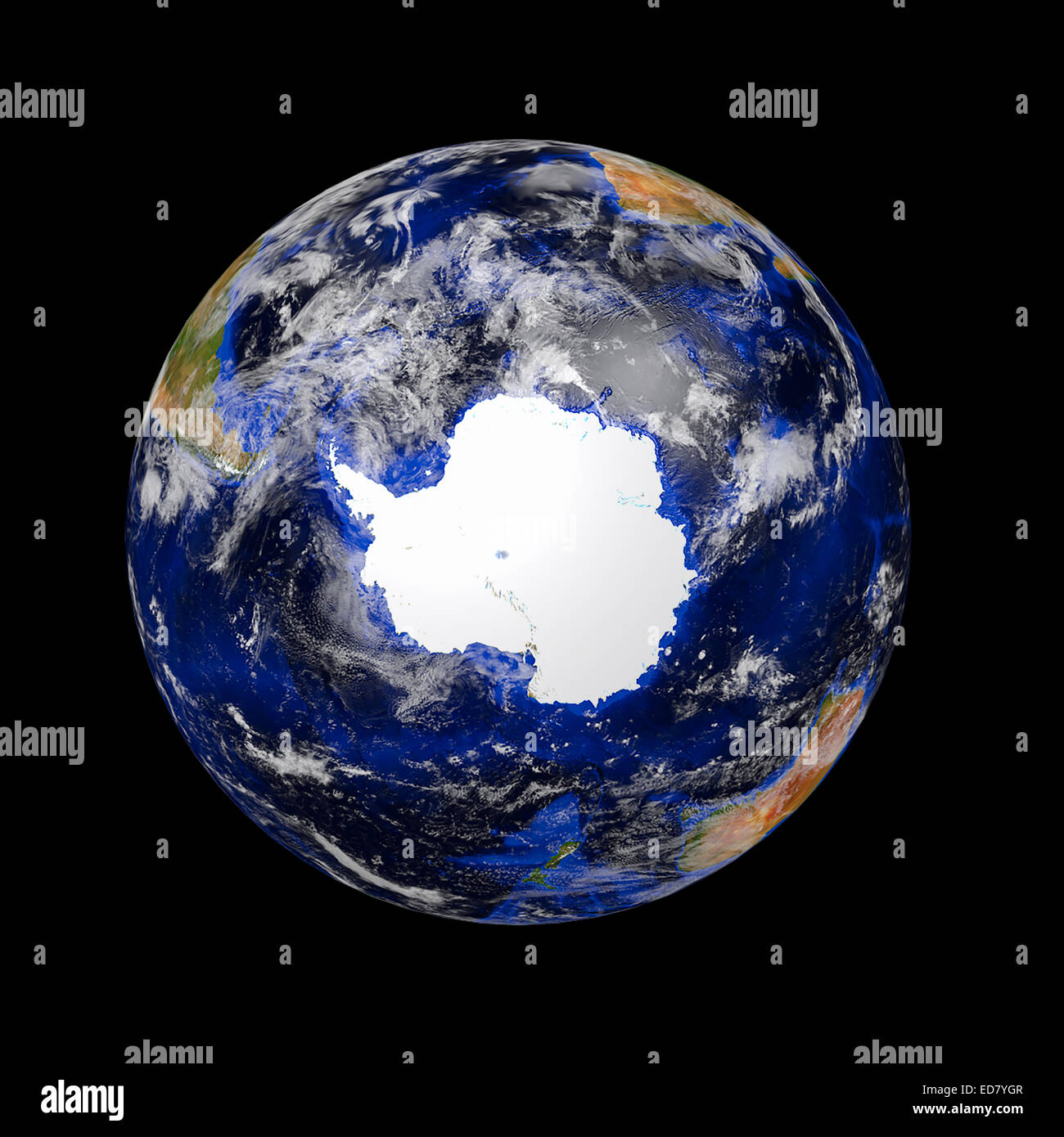 Antarctica satellite map hi-res stock photography and images - Alamy