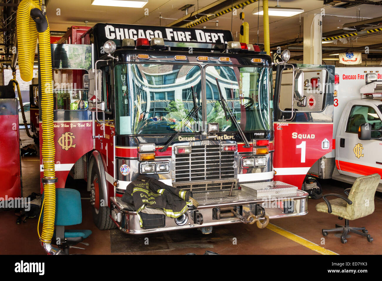Chicago Fire Department Fire Engine High Resolution Stock Photography ...