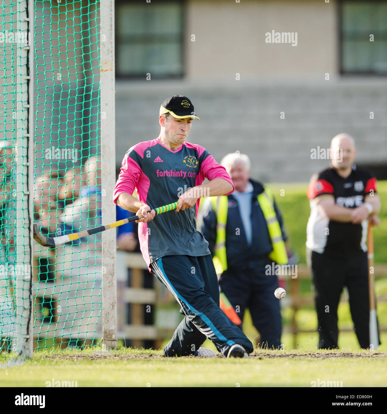 Fort William keeper Paul Mackay can't manage to save this penalty ...