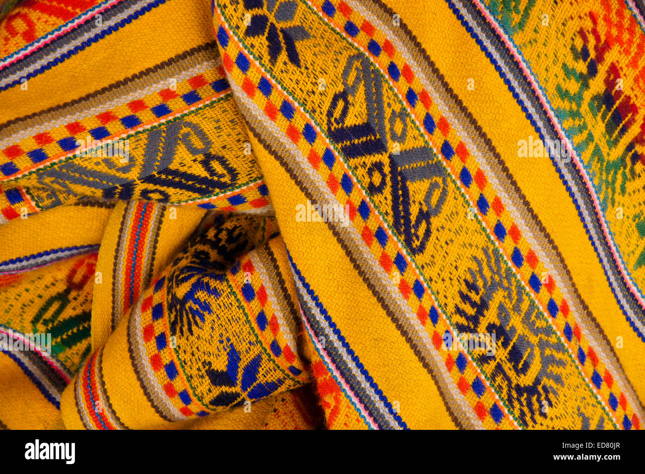 Peru textile ethnic fabric hi-res stock photography and images - Alamy