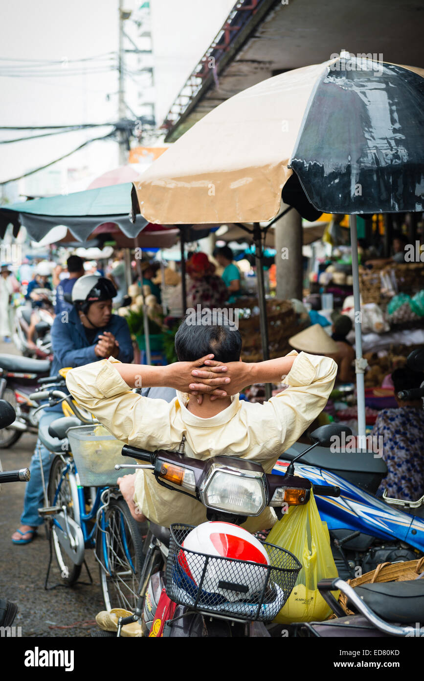Resting on bike hi-res stock photography and images - Alamy