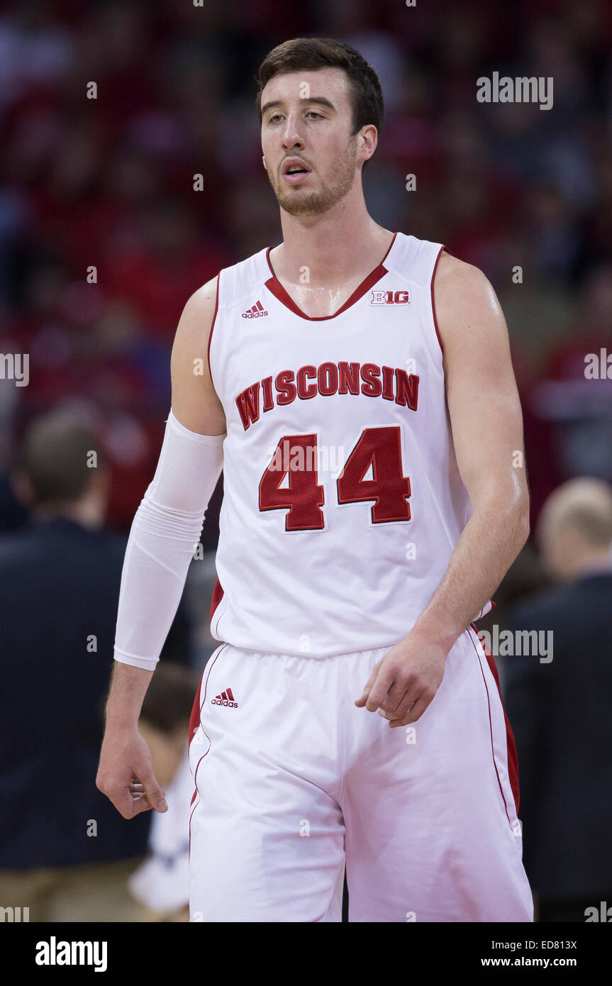 December 31, 2014: Wisconsin Badgers forward Frank Kaminsky #44 scored ...