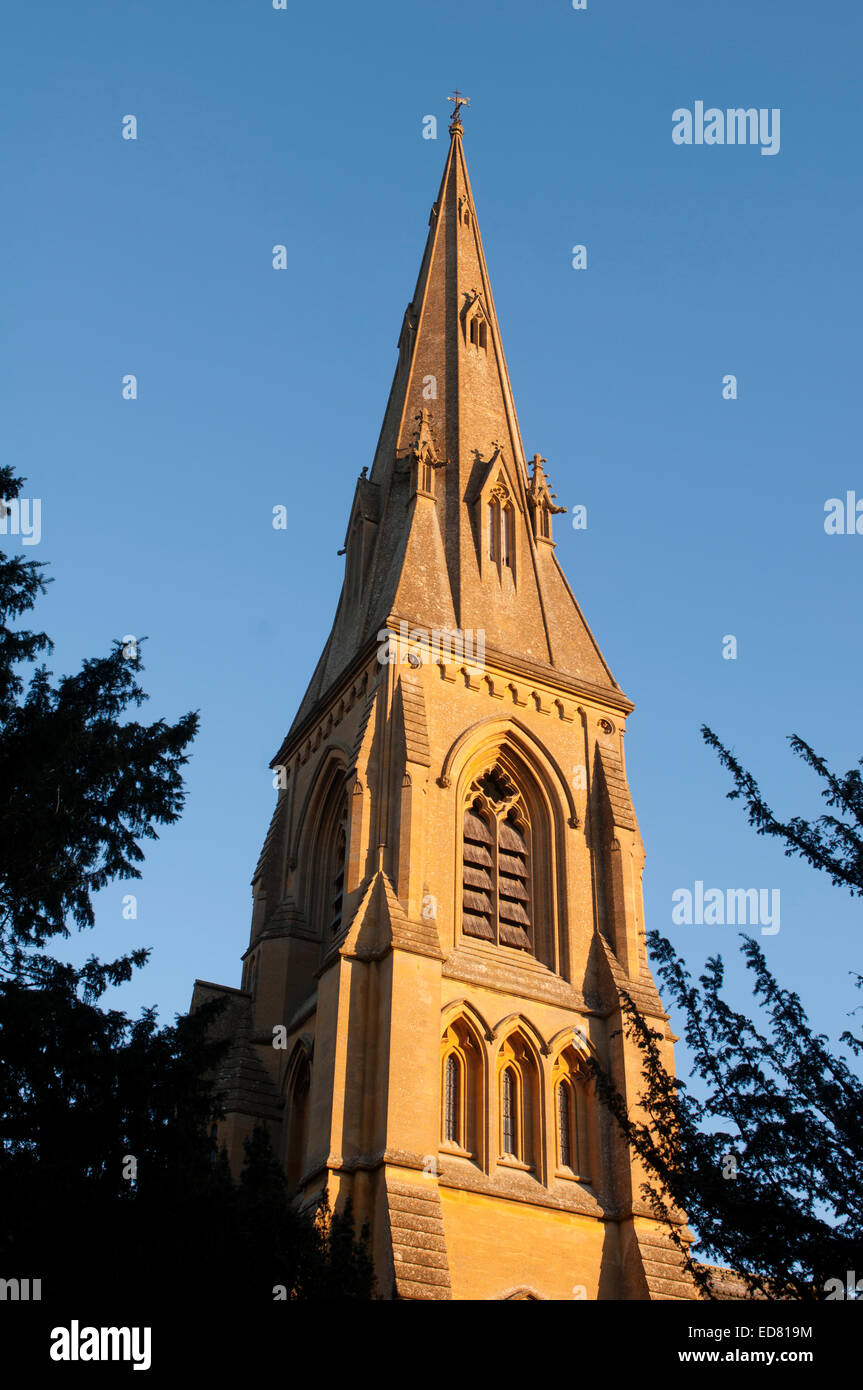 St. Andrew`s Church, Toddington, Gloucestershire, England, UK Stock ...