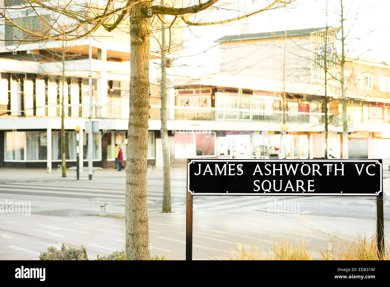 Corby town centre, England: the main square is named after James ...