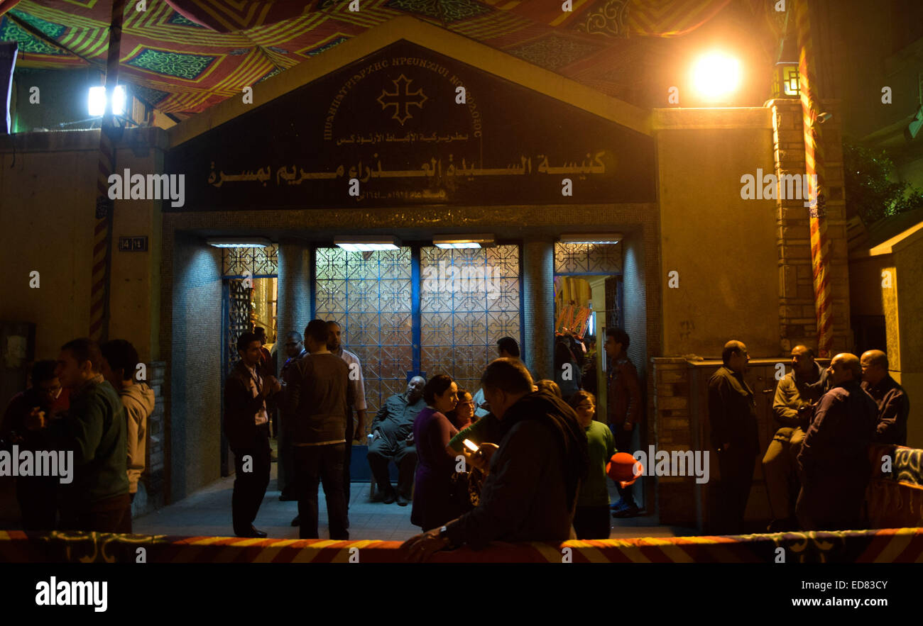 Cairo, Egypt. 1st Jan, 2015. Egyptian Christians celebrate of Christmas ...