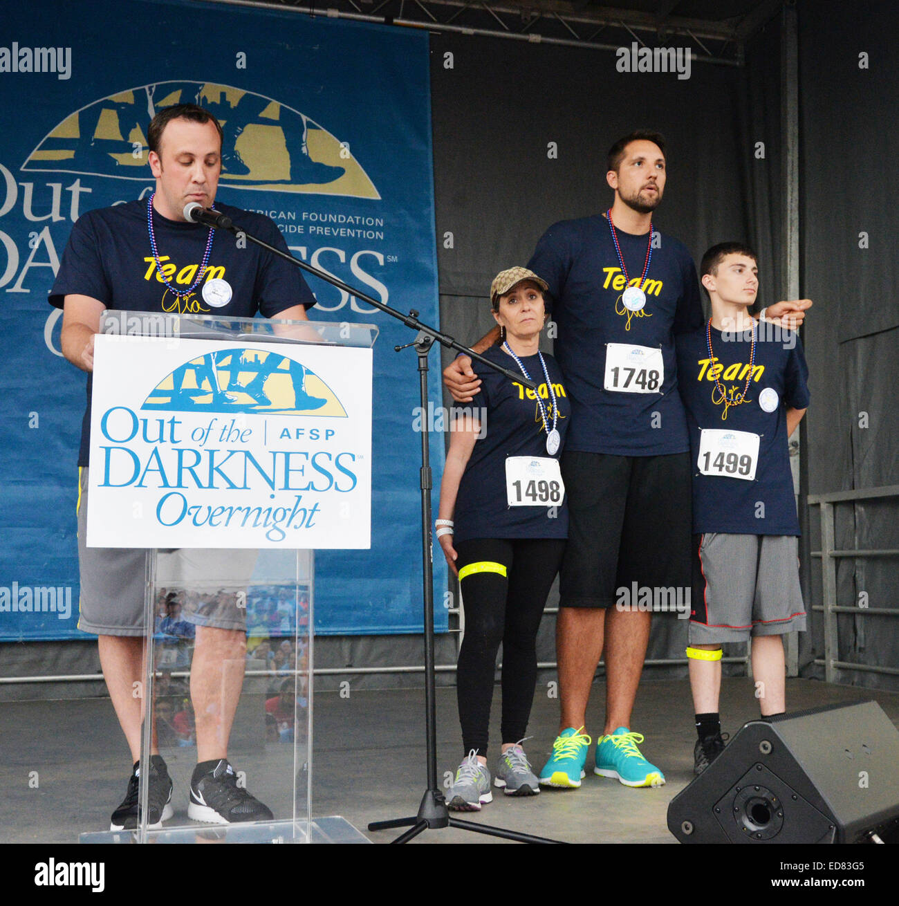 Gia Allemand Family Participates in Suicide Awareness Walk including ...