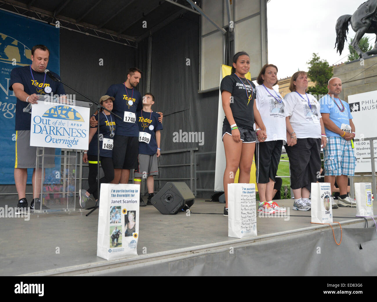 Gia Allemand Family Participates in Suicide Awareness Walk including ...