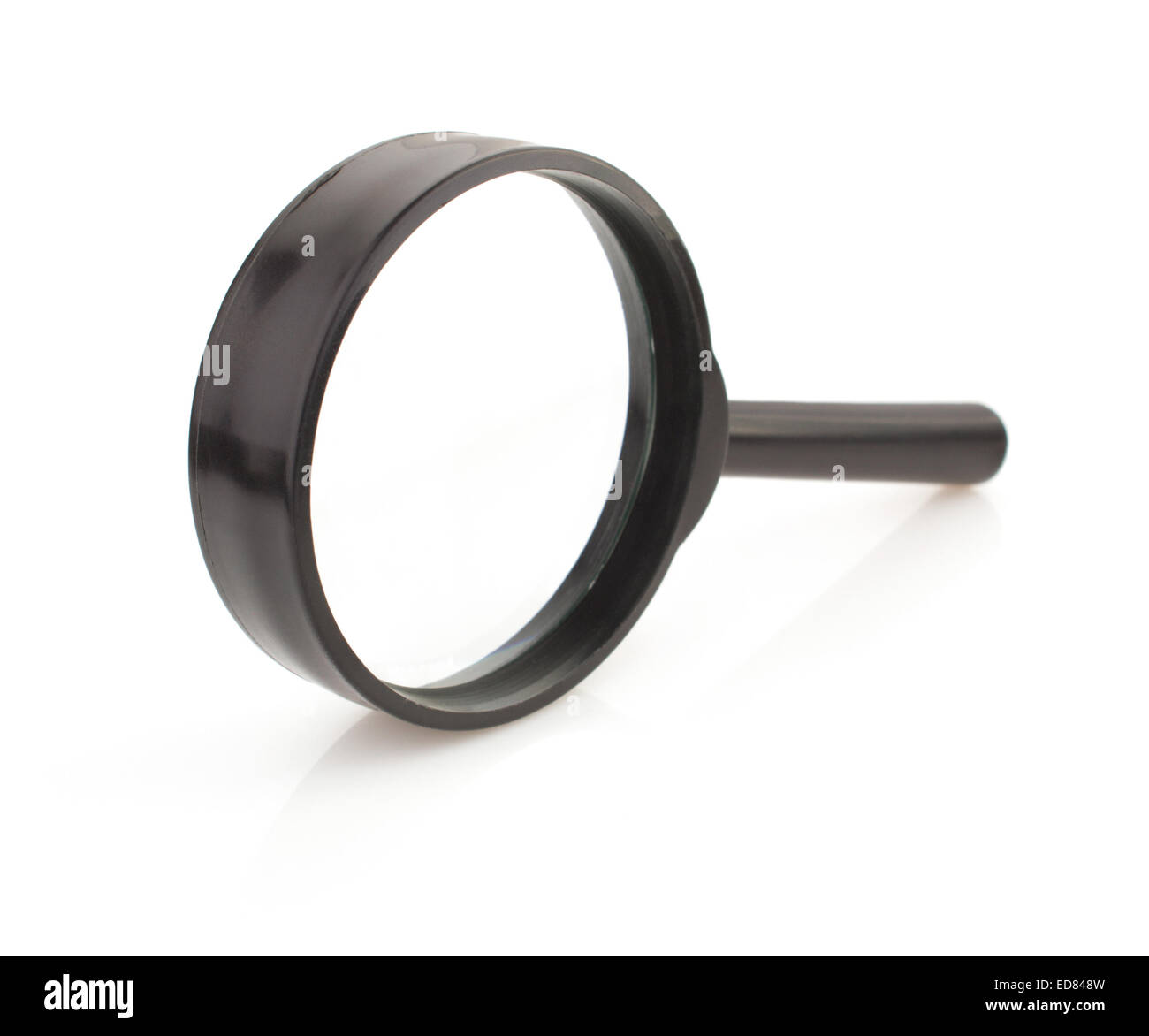magnifying glass isolated on white background Stock Photo - Alamy