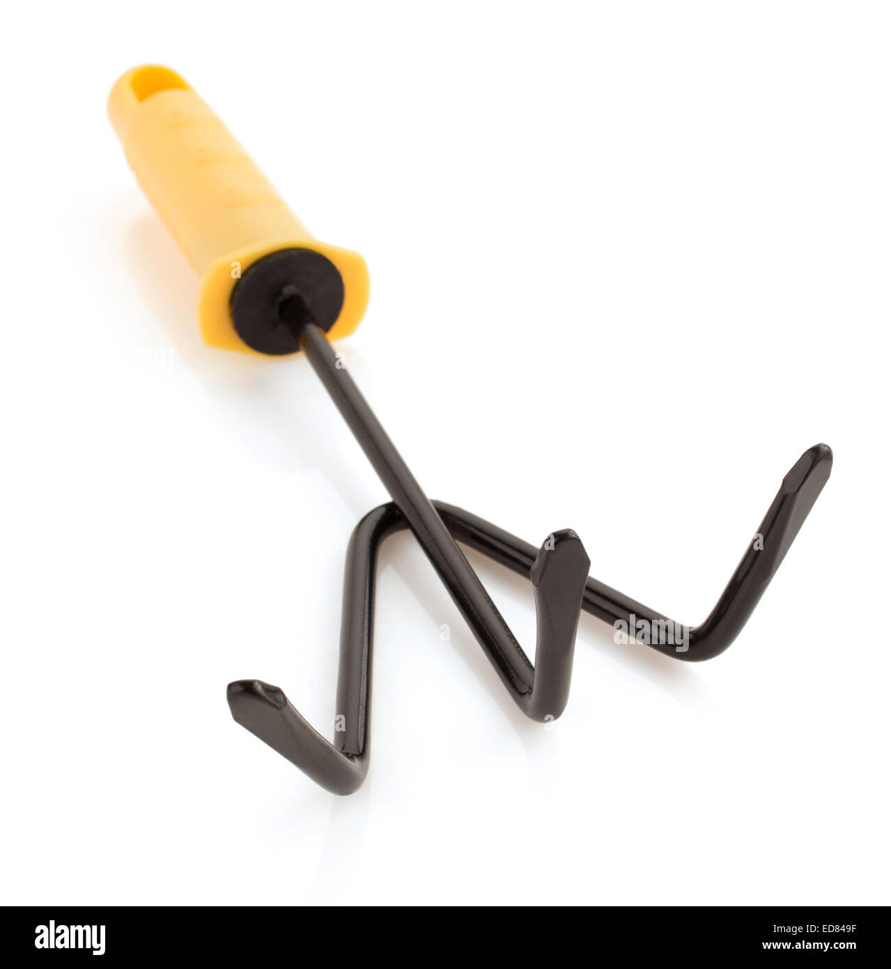 garden rakes isolated on white background Stock Photo - Alamy