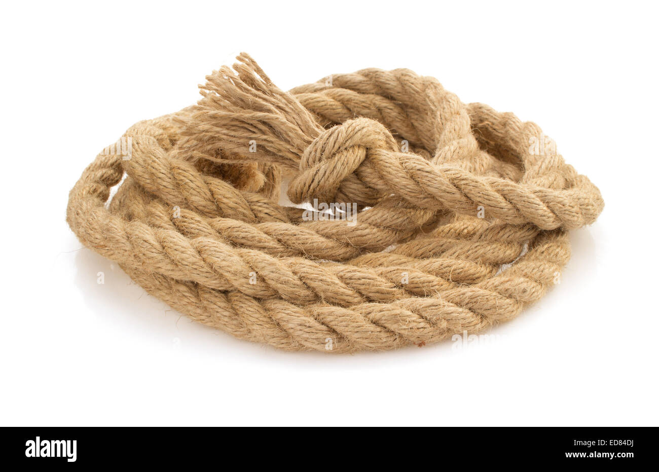 ship rope isolated on white background Stock Photo - Alamy