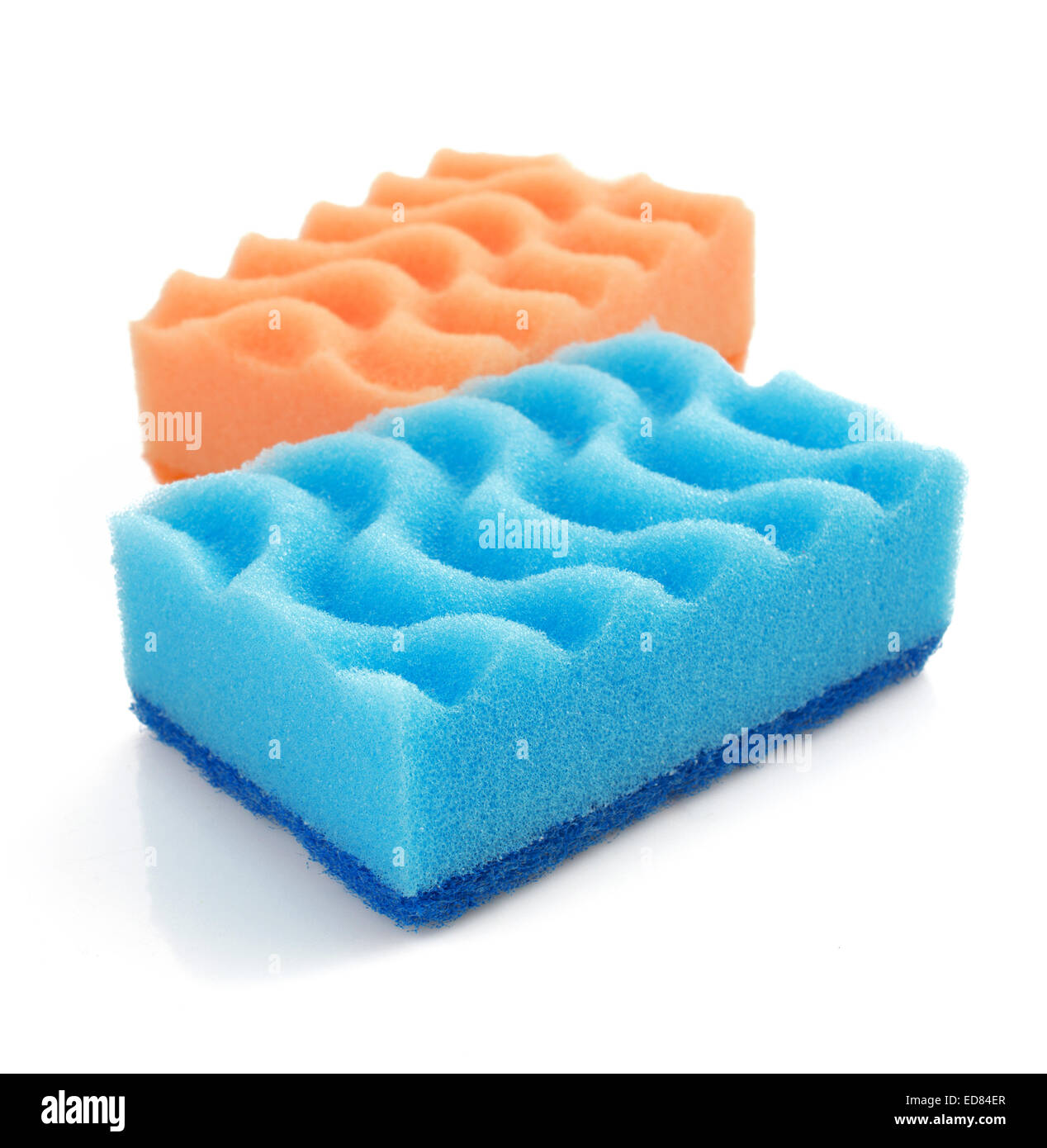 cleaning sponge isolated on white background Stock Photo - Alamy