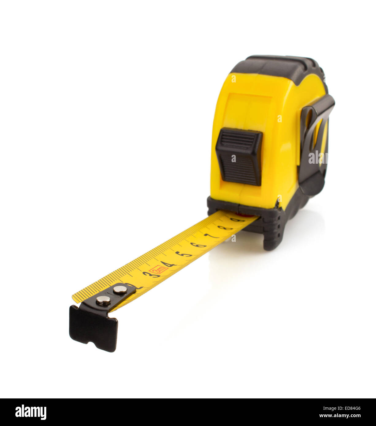 tape measure isolated on white background Stock Photo - Alamy