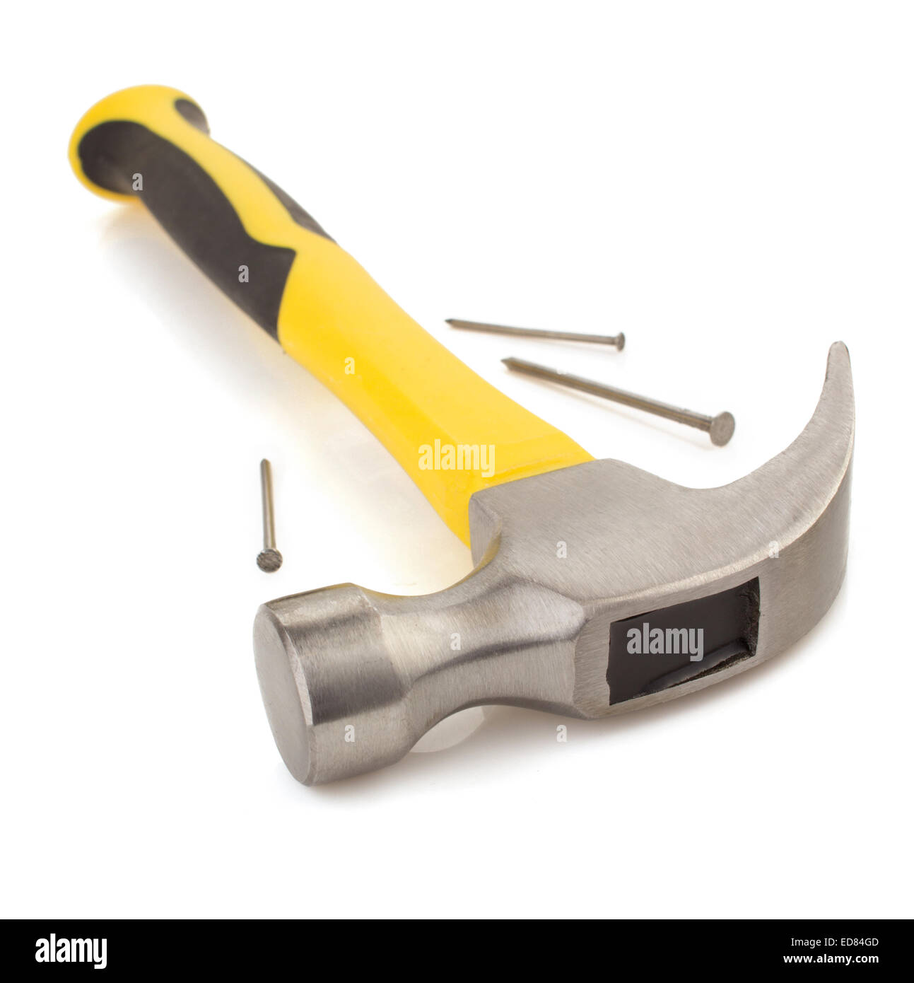 hammer tool isolated on white background Stock Photo - Alamy