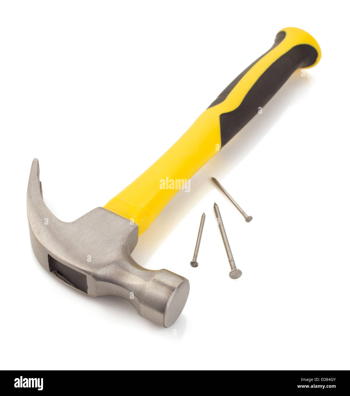 hammer tool isolated on white background Stock Photo - Alamy